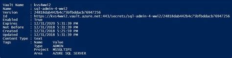 Azure Key Vault For Password Management For SQL Server Applications
