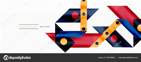 Color Overlapping Stripes Background Colorful Lines Composition
