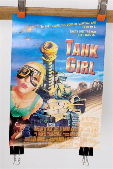 Original 1995 Tank Girl Movie Poster Lori Petty Ice T Naomi Watts 13
