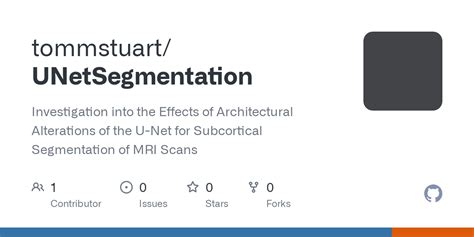 Github Tommstuart Unetsegmentation Investigation Into The Effects Of Architectural