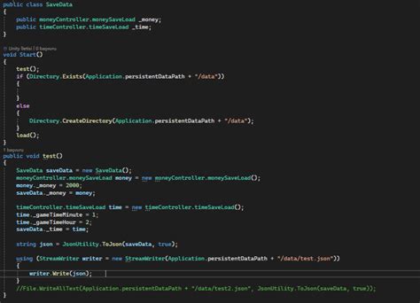 Cant Save 2 Class To Same Json File Unity Engine Unity Discussions