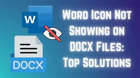 Top 6 Fixes For Word Icon Not Showing For Docx Files”