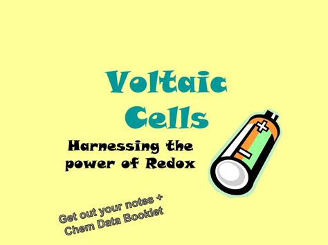 PPT Voltaic Cells PowerPoint Presentation Free Download ID 3061019