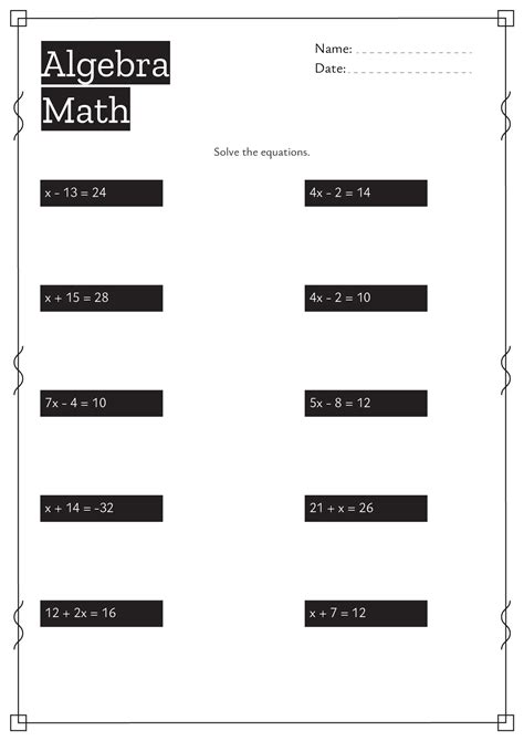 16 Algebra 1 Factoring Puzzle Worksheets Free Pdf At