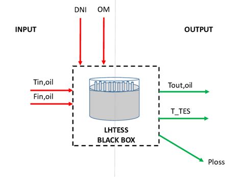 schematic representation of the black box models input and output