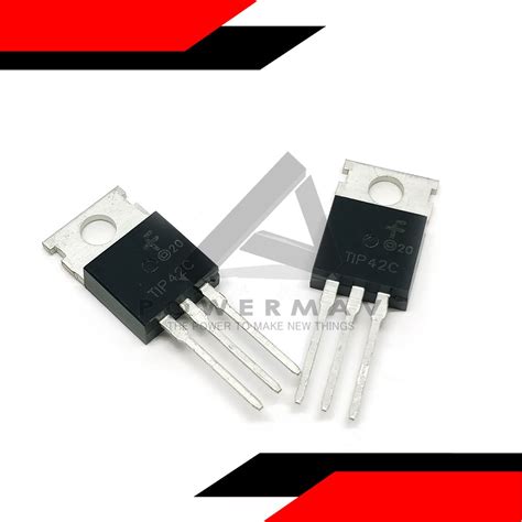 2pcs Original Tip42 Transistor Tip42c Tip42 To 220 Tip42c Tip42 To 220 Pnp 40v 5v 6a 65w 15 To