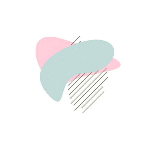 Premium Vector Colored Vector Abstract Blobs Element