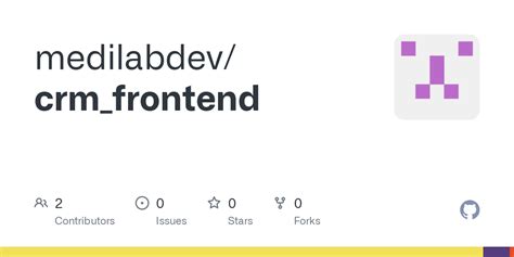 Github Medilabdevcrmfrontend
