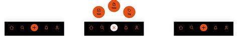 Mobile Bottom Navbar UI By Econev Behance