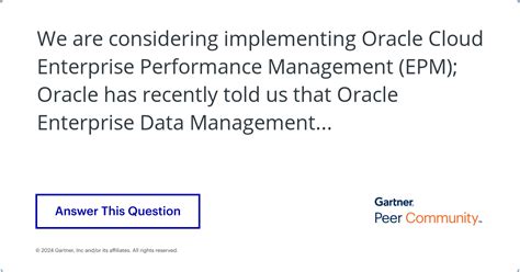We Are Considering Implementing Oracle Cloud Enterprise Performance Management Epm Oracle Has