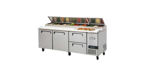 Migali C Pp93 Hc Dwr93r 93 Refrigerated Pizza Prep Table With Doors A