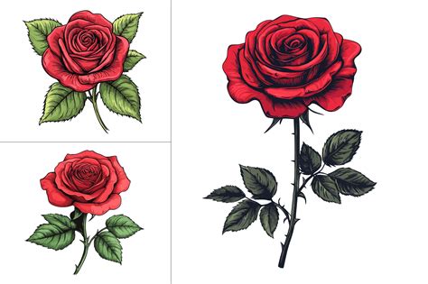 Rose Vector Graphic Graphic By T Shirt Design Bundle · Creative Fabrica