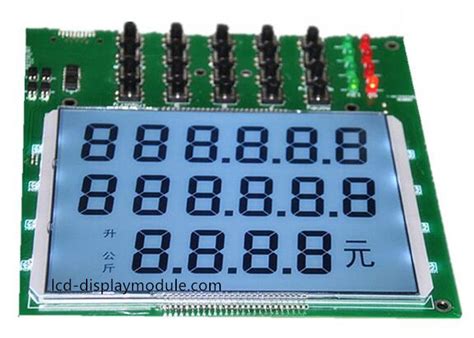 Positive Transmissive LCD Display PIN Connector HTN Monochrome LCD Panel