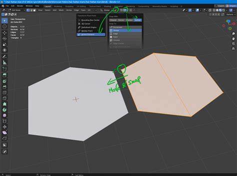 Modeling How Can I Move Attach One Object To Another Exactly
