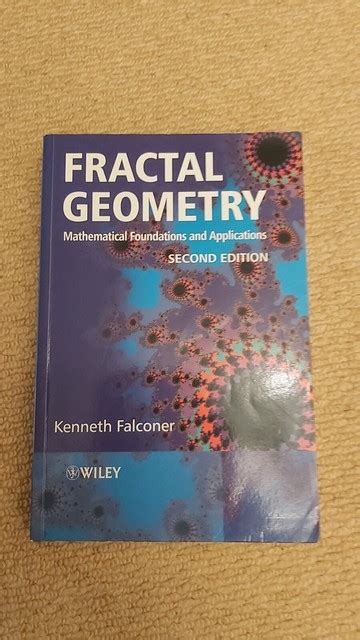 Fractal Geometry Mathematical Foundations And Applications By Kenneth J Falconer Paperback