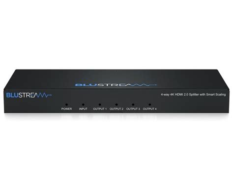 Blustream Sp14cs 4 Way 4k Hdmi 2 0 Splitter With Hdcp 2 2