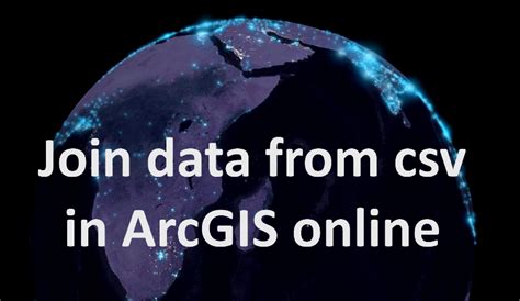 join data from csv in arcgis online burdgis