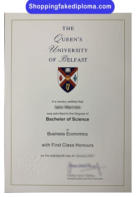 The Queens University Of Belfast Fake Degree Buy Fake Diploma Buy Degree Certificate Buy