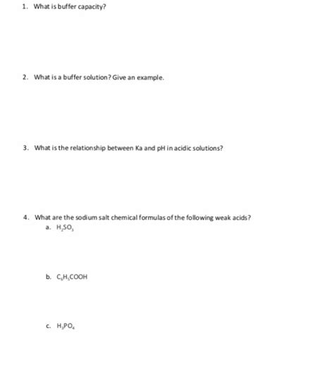 Solved What Is Buffer Capacity What Is A Buffer Chegg