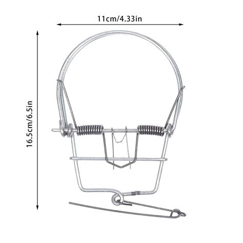 Badu Bg 1 3 5 бр Метални капани за мишки за плъхове Улов на невестулки Пружинен капан Клетка за