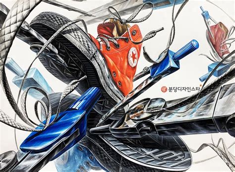 기초디자인 운동화 캔버스화 콤파스 컴파스 운동화끈 분당미술학원 분당디자인스타 디자인스타 캔버스화 그림 디자인 가우디