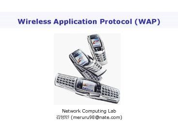 Wireless Application Protocol WAP Presentation Free To View