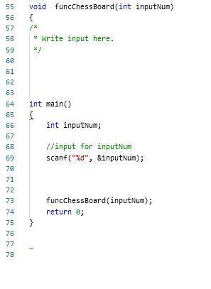 Solved Write An Algorithm To Print A Chessboard Pattern B Chegg Com