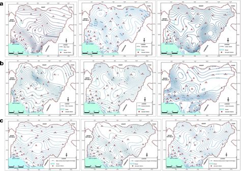Spatial Variation Of The A Mean Earliest And Latest Onset Of The