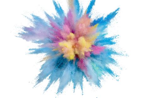 흰색 배경에 컬러 분말 폭발 배경에 추상 클로즈업 먼지 다채로운 폭발 페인트 홀리 0명에 대한 스톡 사진 및 기타 이미지 0명 가루눈 가루로 빻은 Istock