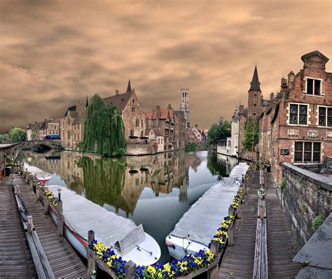 Bruges Canals Bing Wallpaper Download