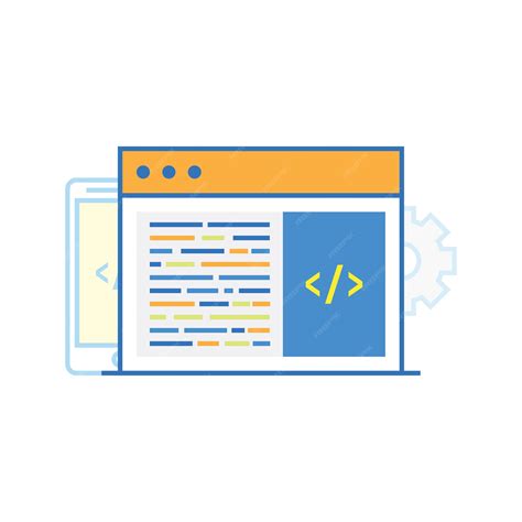 Premium Vector Code Illustration