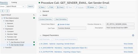 Sap Abap Central How To Configure Dynamic Email In Output Parameter