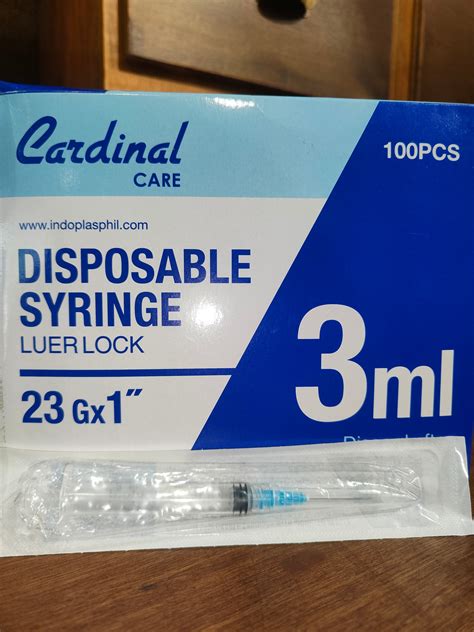 Syringe 3cc Cardinal Meds For All