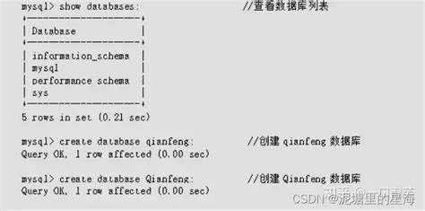 MySQL数据库的创建和操作 mysql创建数据库 CSDN博客