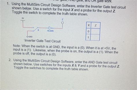 Solved Using The MultiSim Circuit Design Software Enter The Chegg