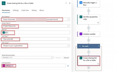 Easiest Way To Create A Sharing Link For A File Or Folder Using Power