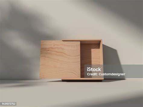 사각형 나무 상자 나무의 그림자가있는 흰색 테이블 위에 서있는 모형 0명에 대한 스톡 사진 및 기타 이미지 0명 3차원 형태 개념 Istock