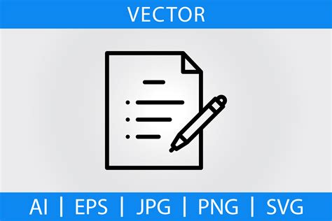 Vector Compose Outline Icon Graphic By Muhammad Ali Creative Fabrica