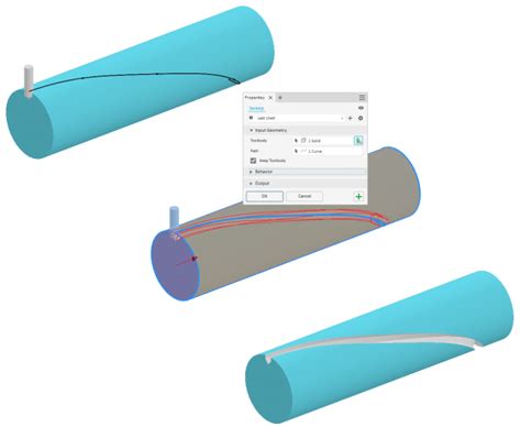 making swept shapes with autodesk inventor