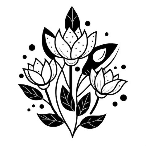Premium Vector Tulip Flowers Vector Illustration