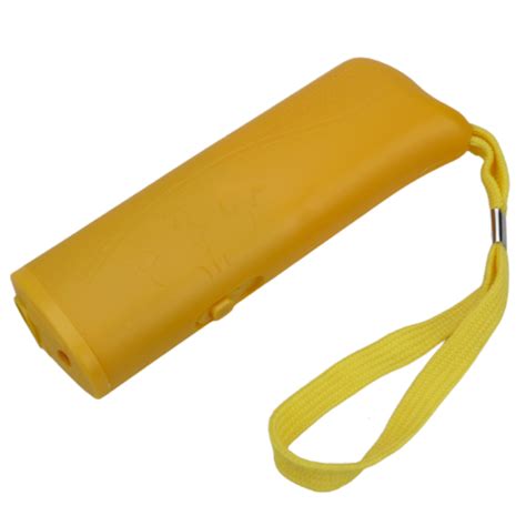 ᐉ Відлякувач собак ультразвуковий з ліхтариком Ad100 жовтий 4123357 • Краща ціна в Києві