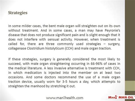 Comparing Strategies For Treating A Bent Male Organ Ppt Download