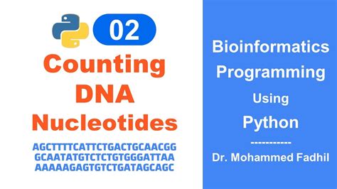 Counting Dna Nucleotides Using Python Youtube