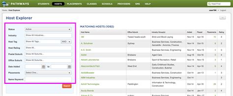 Host Explorer Pathways