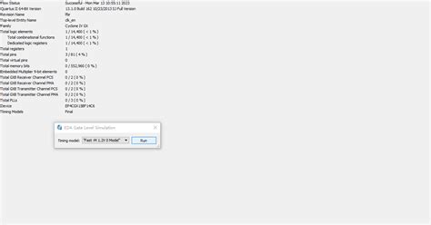 Quartus门级仿真模型选择quartus Slow Flast Csdn博客