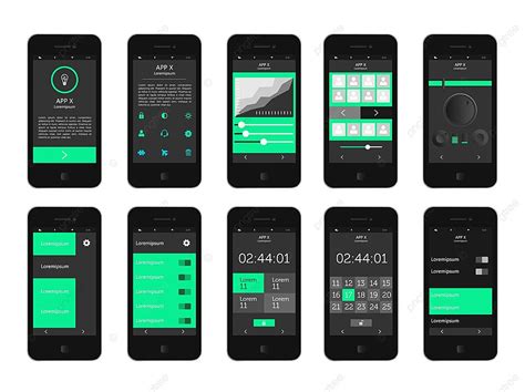 Smartphone Screen Interface Vector Photo Background And Picture For