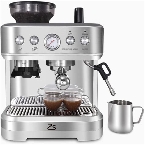 Espresso Coffee Machine 15bar Compact Espresso And Cappuccino Maker With Milk