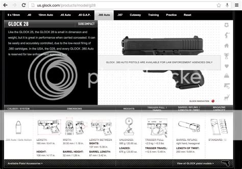 Glock Model Reference Chart Page 6 Glock Forum