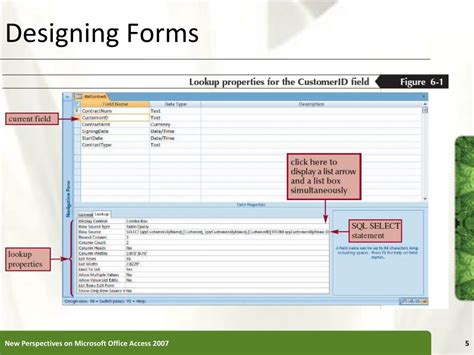 Ppt Access Tutorial 6 Using Form Tools And Creating Custom Forms
