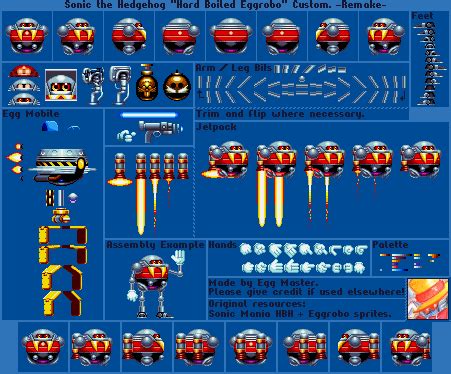 Egg Robo Sonic Mania Style Sonic The Hedgehog Customs Custom